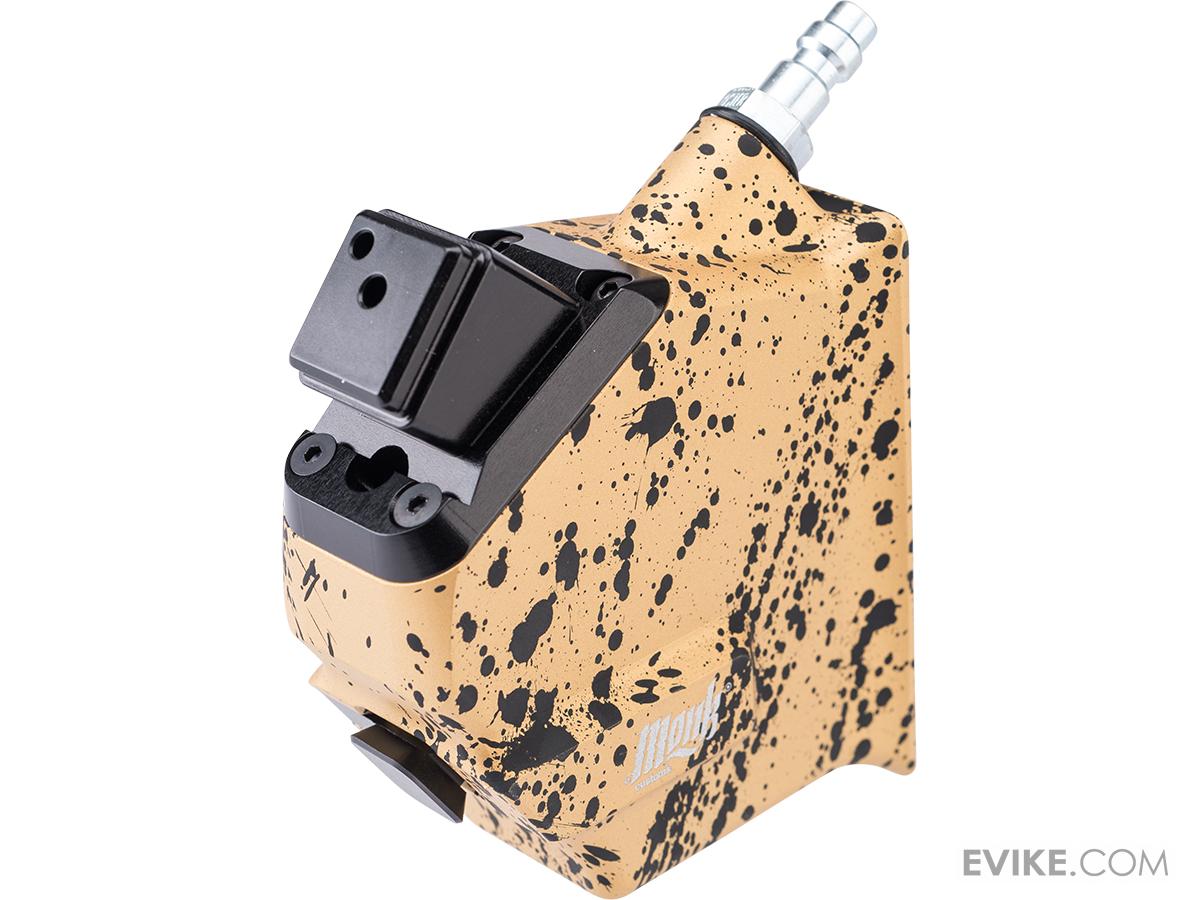 Monk Customs CNC HPA to M4 Magazine Angled M-Adapter for AAP-01 Gas ...