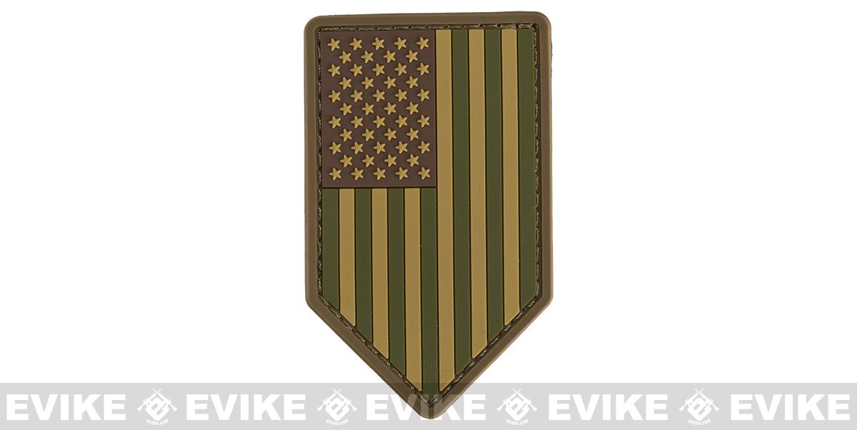 Mil-Spec Monkey PVC Vertical US Flag Patch - Multicam | Evike.com