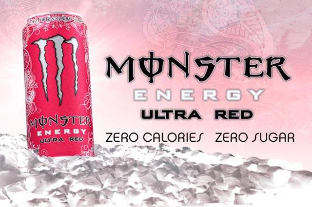 Monster Energy Drink (Flavor: Ultra Red), MORE, Coffee & Drinks - Evike ...