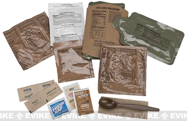 z Evike.com Meal #4 MRE Meals Ready-To-Eat Chili And Macaroni (One Meal ...