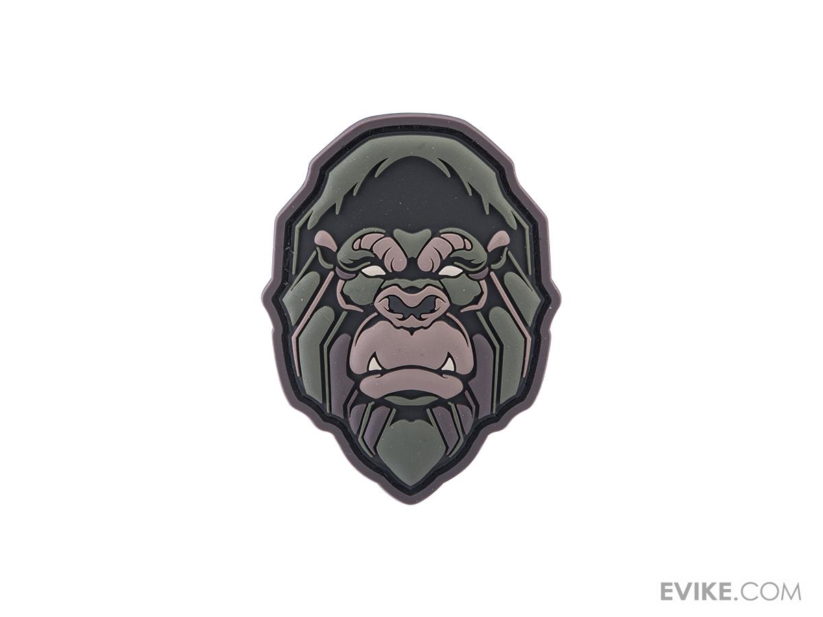 Mil-Spec Monkey Gorilla Head PVC Morale Patch (Color: Forest), Tactical ...