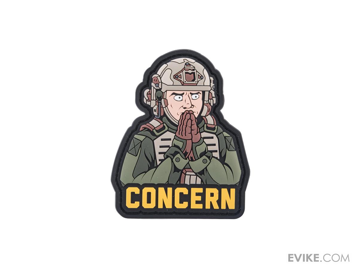 Mil-Spec Monkey "Concern" PVC Morale Patch (Color: Full Color), Tactical Gear/Apparel, Patches ...