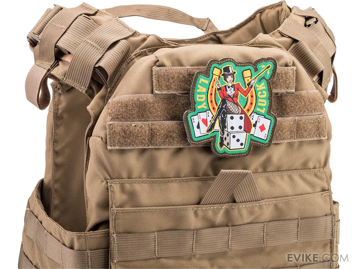 Mil-Spec Monkey "Lady Luck" Embroidered Anime Morale Patch, Tactical ...