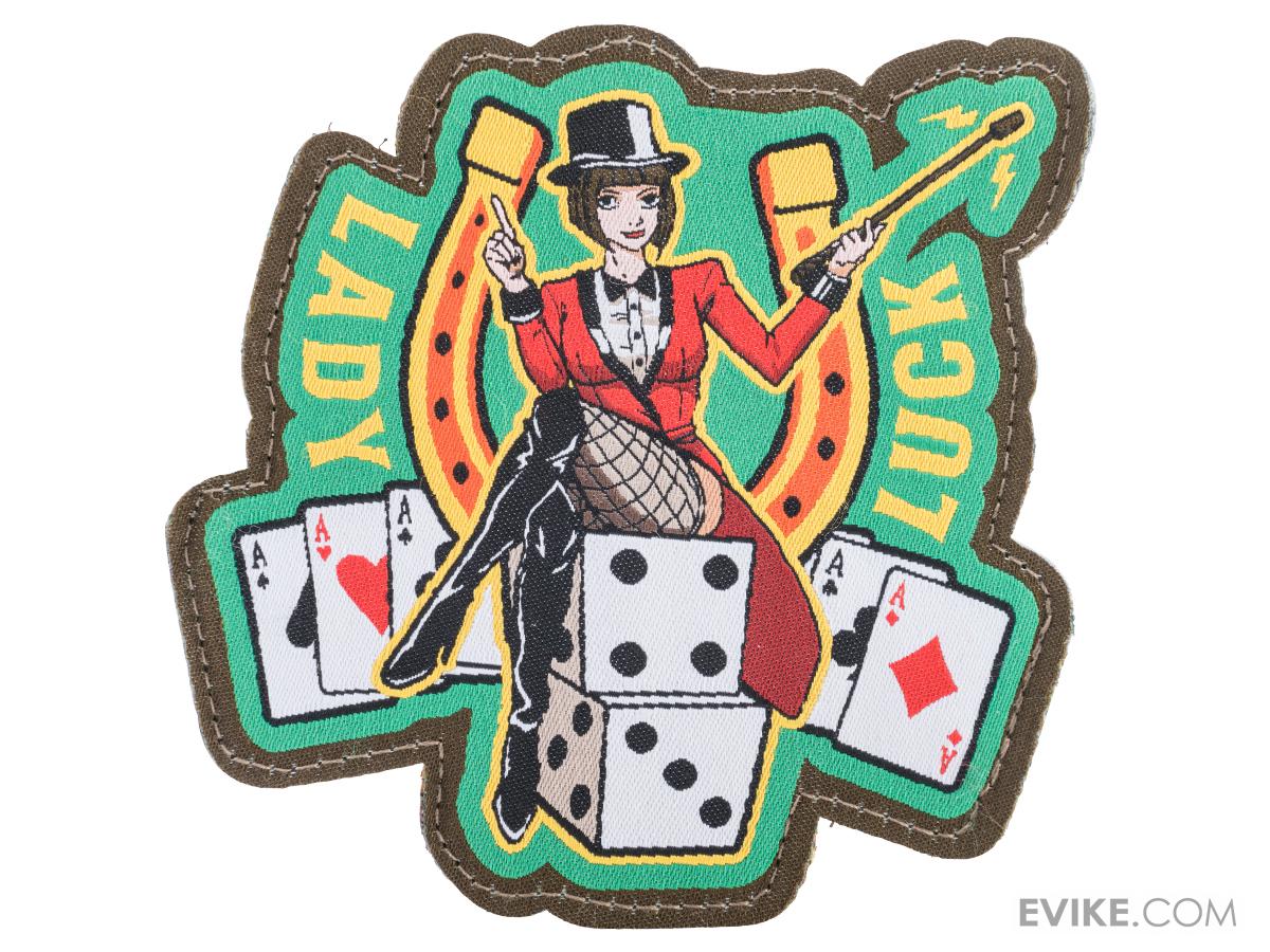 Mil-Spec Monkey "Lady Luck" Embroidered Anime Morale Patch, Tactical ...