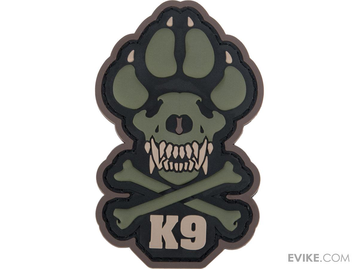 Mil-spec Monkey "K9" PVC Moral Patch (Color: Forest), Tactical Gear/Apparel, Patches - Evike.com ...