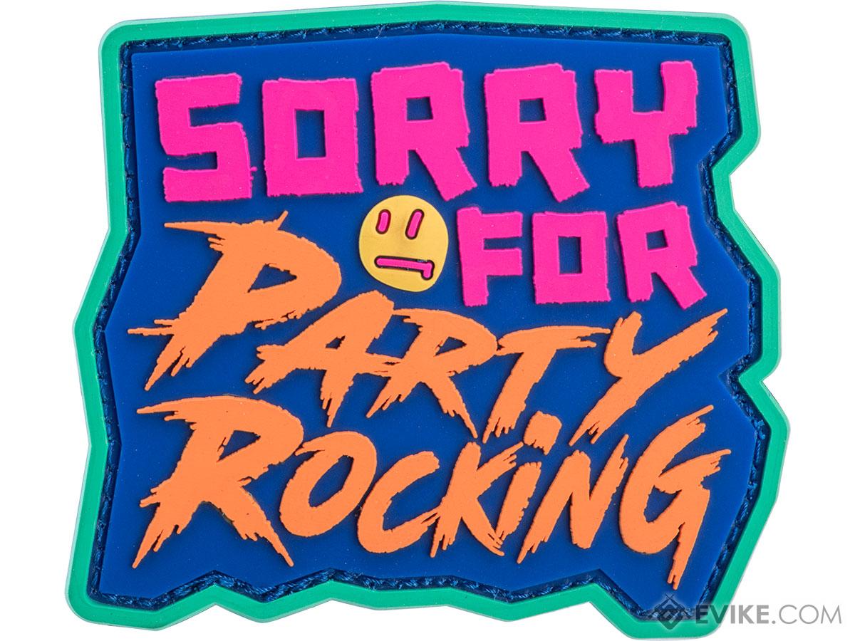 Mil-Spec Monkey "Sorry For Party Rocking" PVC Morale Patch (Color: Blue ...