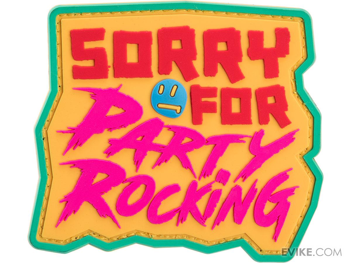 Mil-Spec Monkey "Sorry For Party Rocking" PVC Morale Patch (Color: Gold ...
