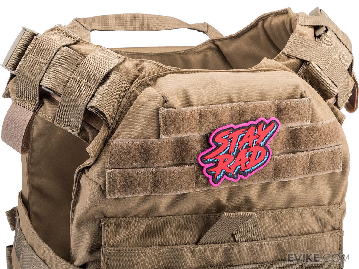 Mil-Spec Monkey "Stay Rad" PVC Morale Patch (Color: Night), Tactical ...
