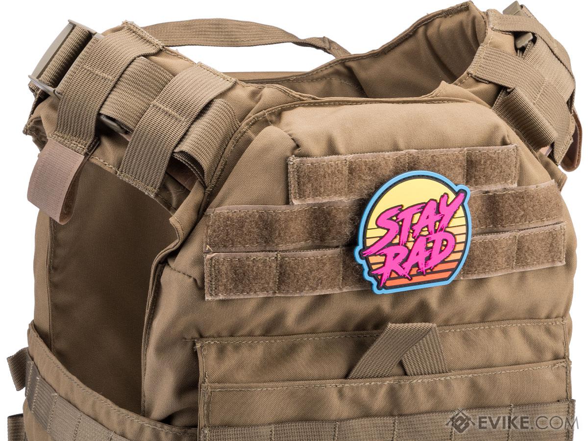 Mil-Spec Monkey "Stay Rad Sunset" PVC Morale Patch (Color: Pink ...