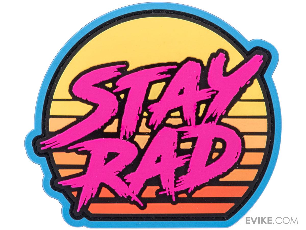 Mil-Spec Monkey "Stay Rad Sunset" PVC Morale Patch (Color: Pink ...