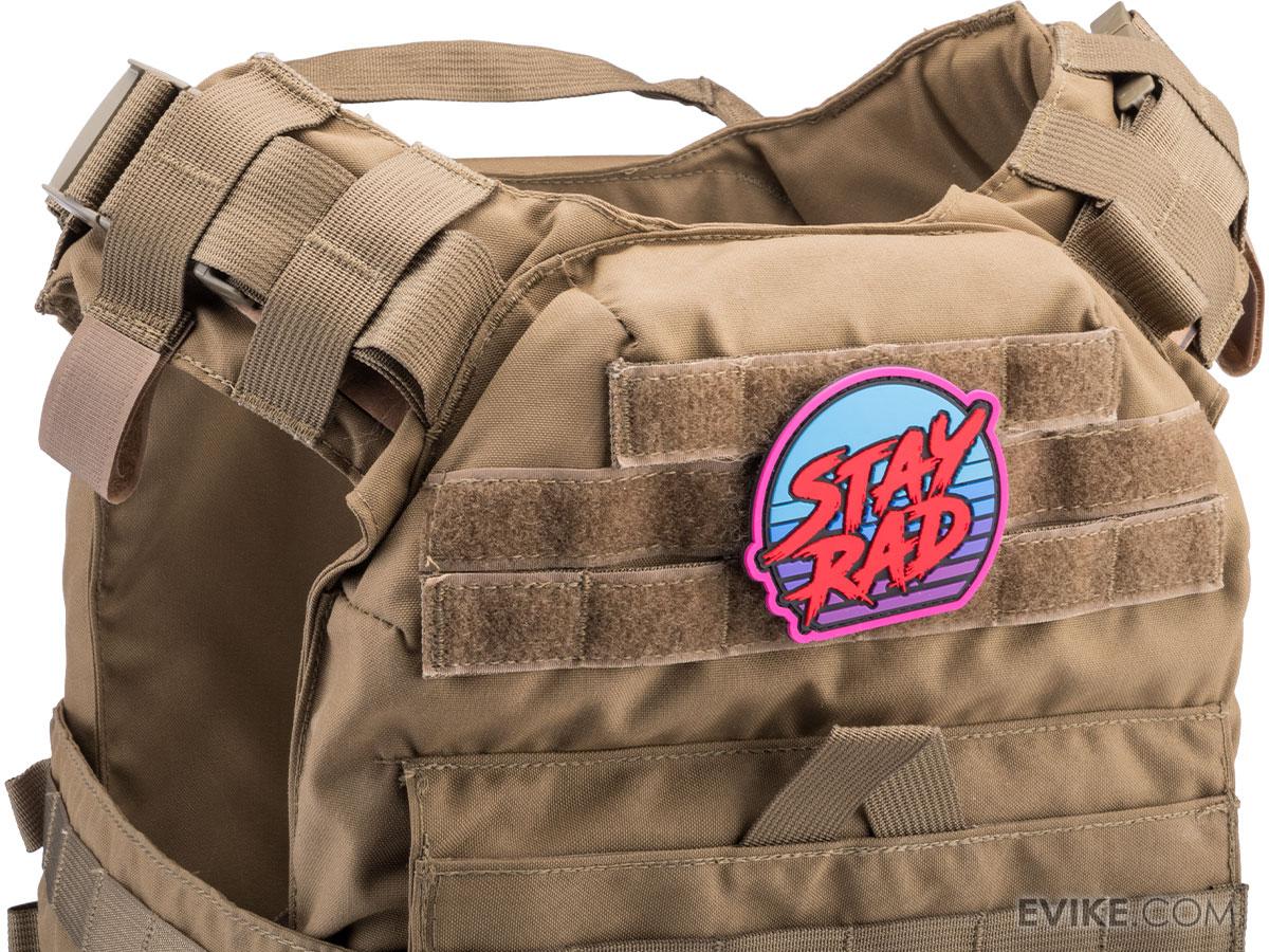 Mil-Spec Monkey "Stay Rad Sunset" PVC Morale Patch (Color: Night), Tactical Gear/Apparel ...