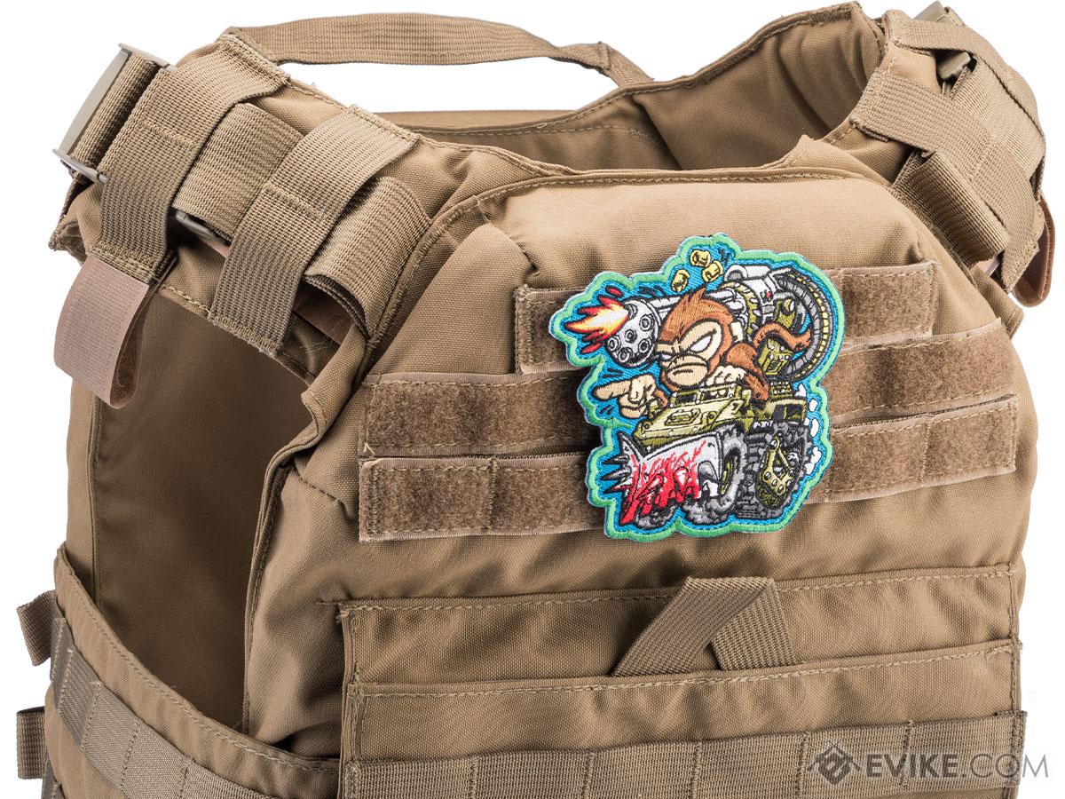 Mil-Spec Monkey "War Machine Monkey 1" Embroidered Morale Patch (Color: Full Color / Blue ...