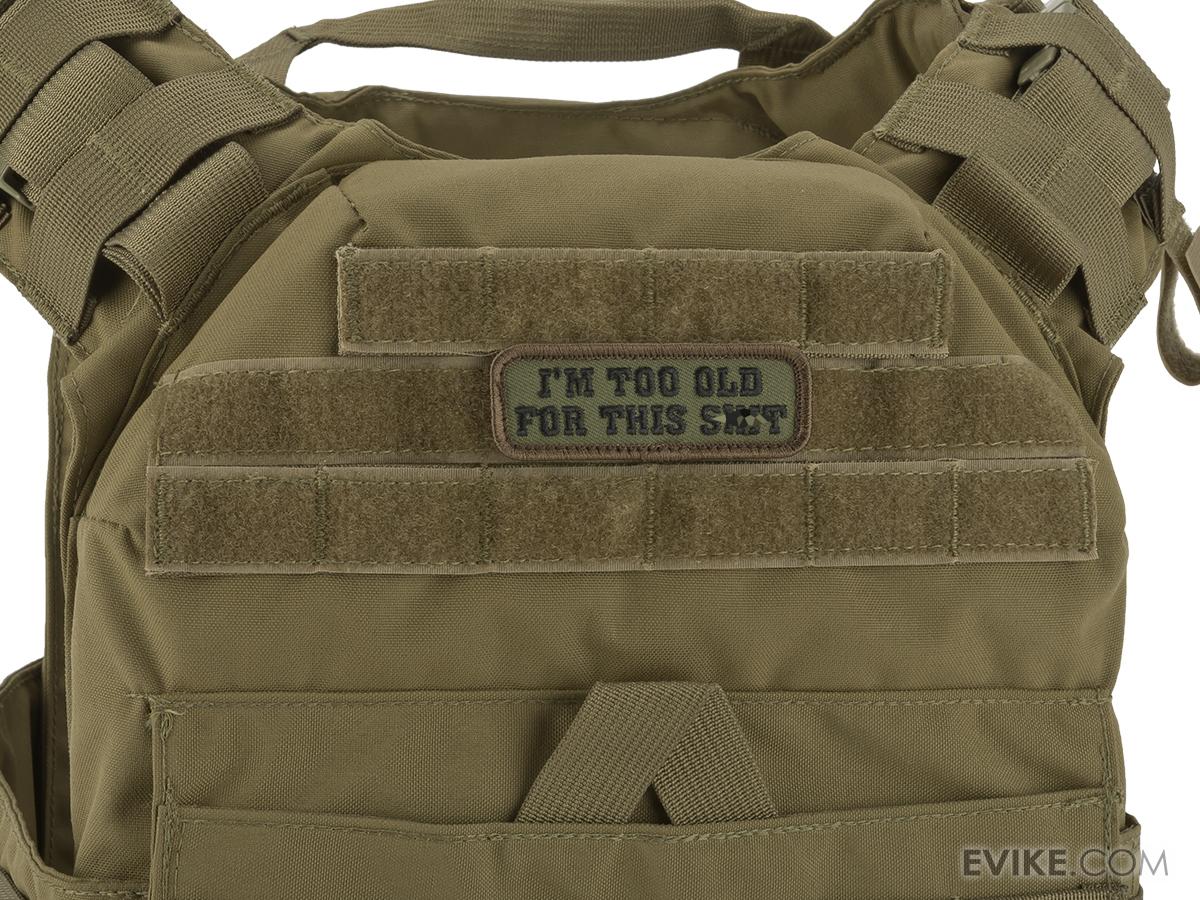 Mil-Spec Monkey "Too Old" Morale Patch (Color: Forest), Tactical Gear/Apparel, Patches - Evike ...
