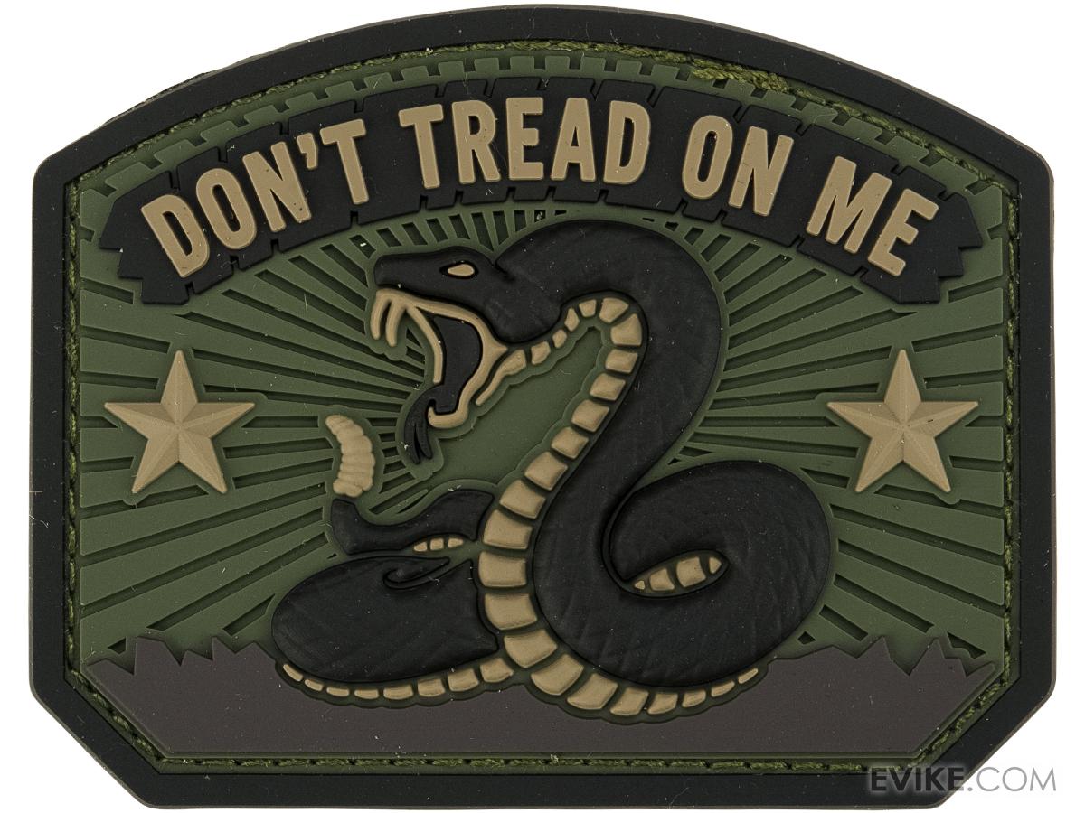Mil-Spec Monkey "Don't Tread" PVC Morale Patch (Color: Forest ...