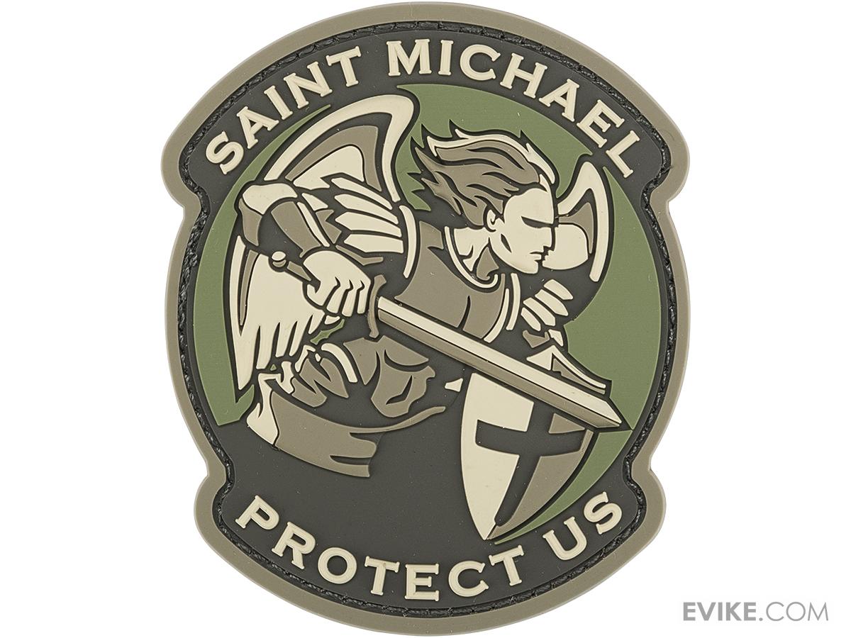 Mil-spec Monkey "Saint Michael" PVC Moral Patch (Color: Multicam), Tactical Gear/Apparel ...
