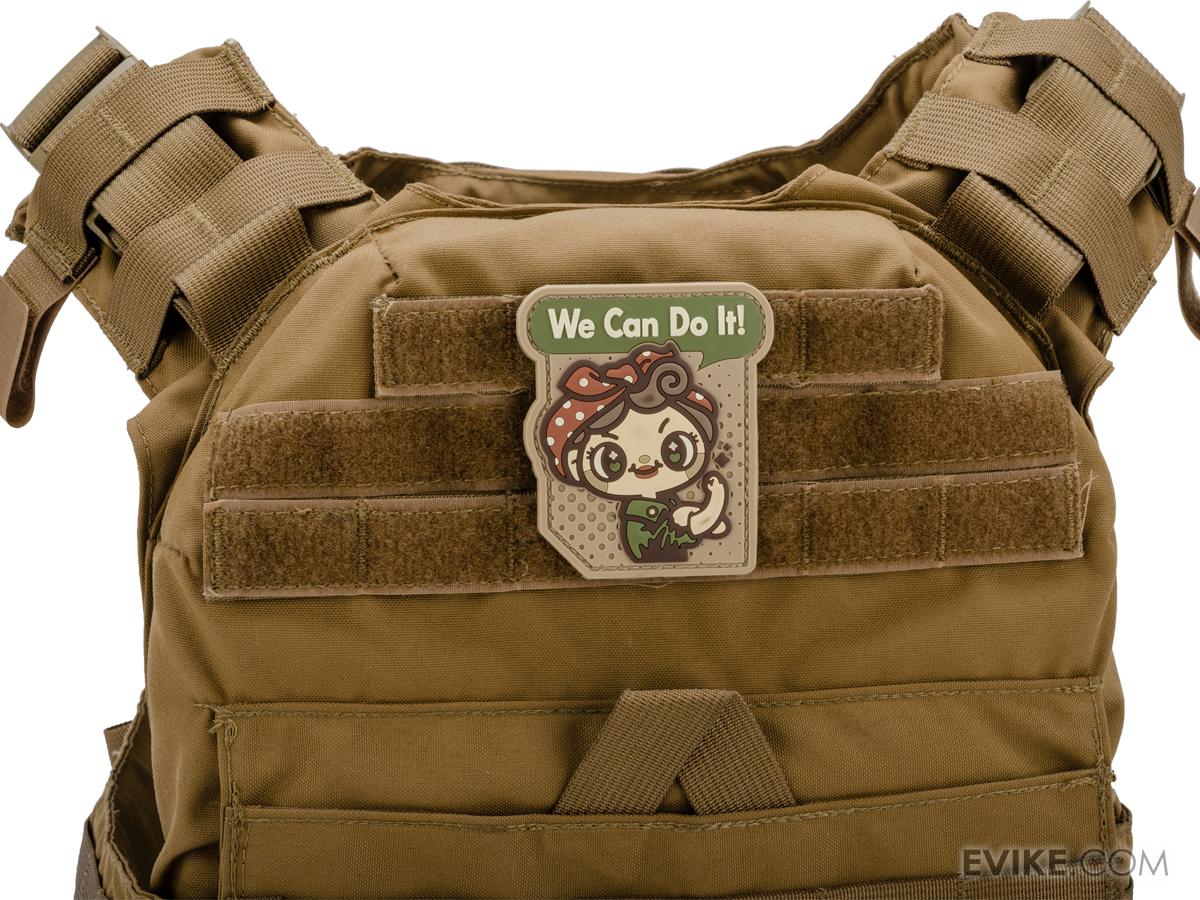 Mil-Spec Monkey "We Can Do It" Cute PVC Morale Patch (Color: Multicam), Tactical Gear/Apparel ...
