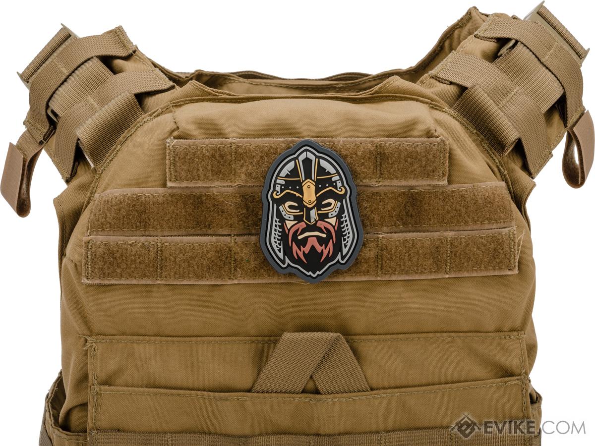 Mil-Spec Monkey "Viking Warrior Head 2" PVC Morale Patch (Color: Full ...