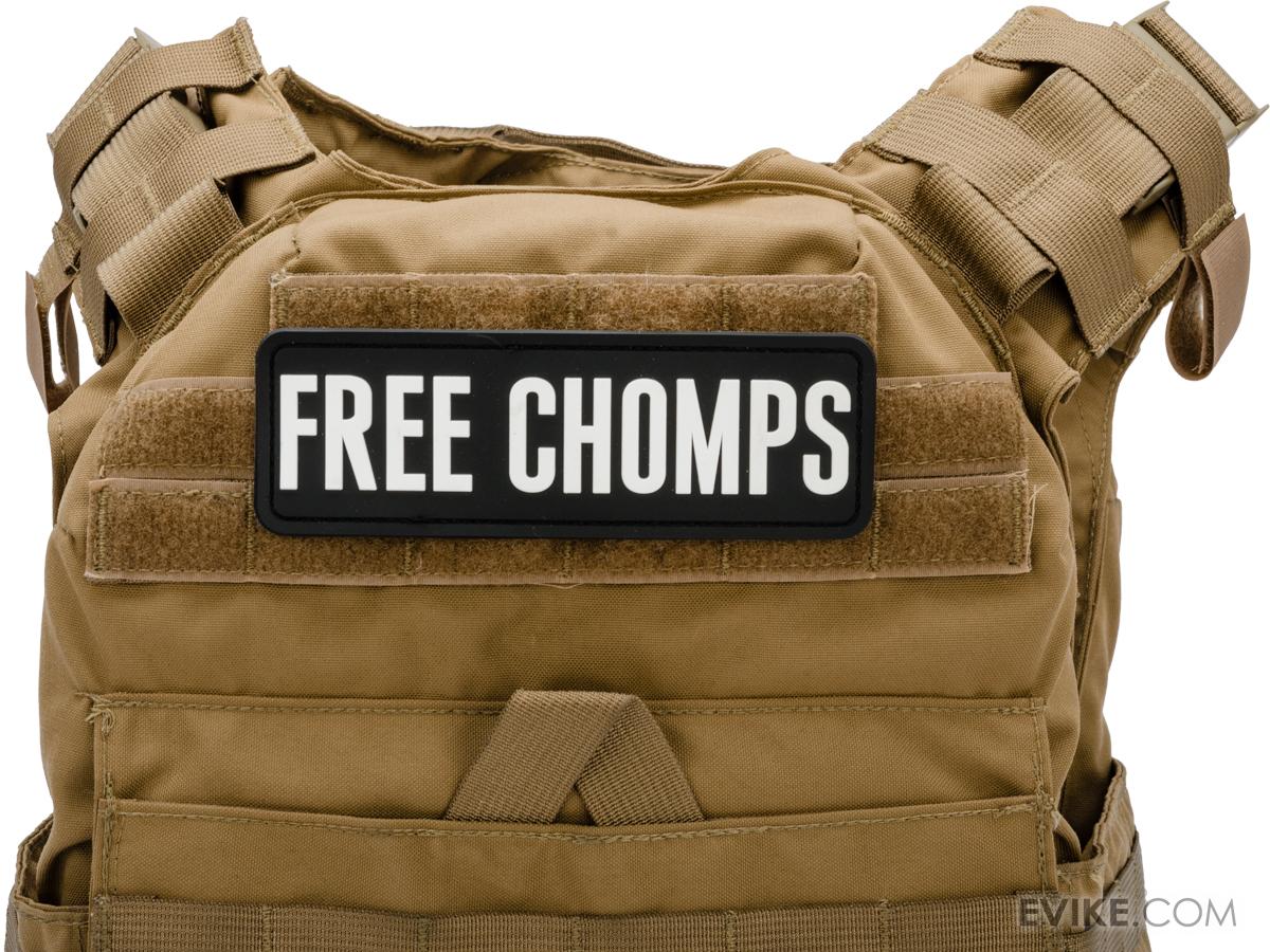 Mil-Spec Monkey "Free Chomps" PVC Morale Patch (Color: Urban), Tactical ...