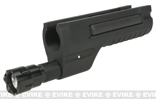 G&P Integrated Handguard Weapon Light w/ CREE LED for Tokyo Marui 870 ...