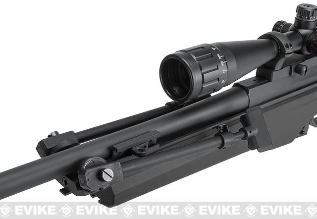 ARES Airsoft MSR-009 Gas Powered Bolt Action Sniper Rifle (Color: Black ...