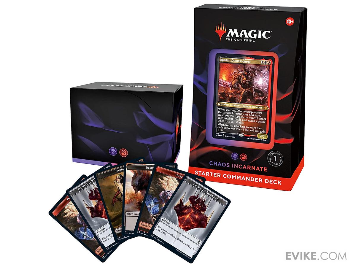 Magic: The Gathering Starter Commander Deck (Model: Chaos Incarnate), MORE, Collectibles - Evike ...