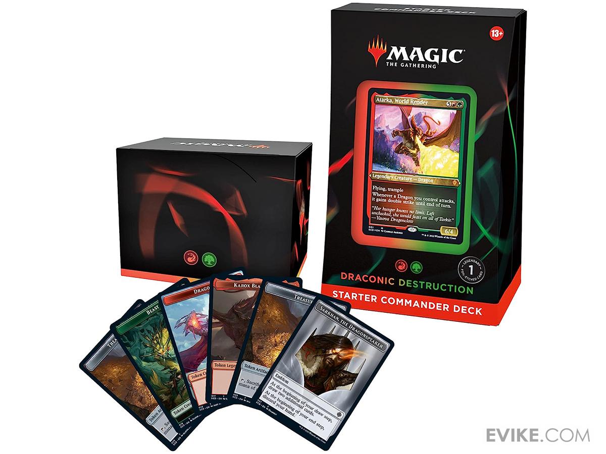Magic: The Gathering Starter Commander Deck (Model: Draconic ...