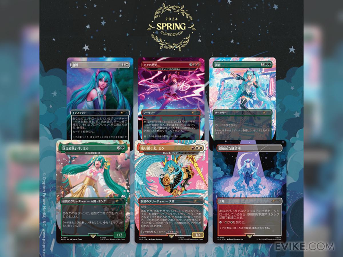 Magic: The Gathering "Secret Lair: Hatsune Miku" Exclusive Playing ...