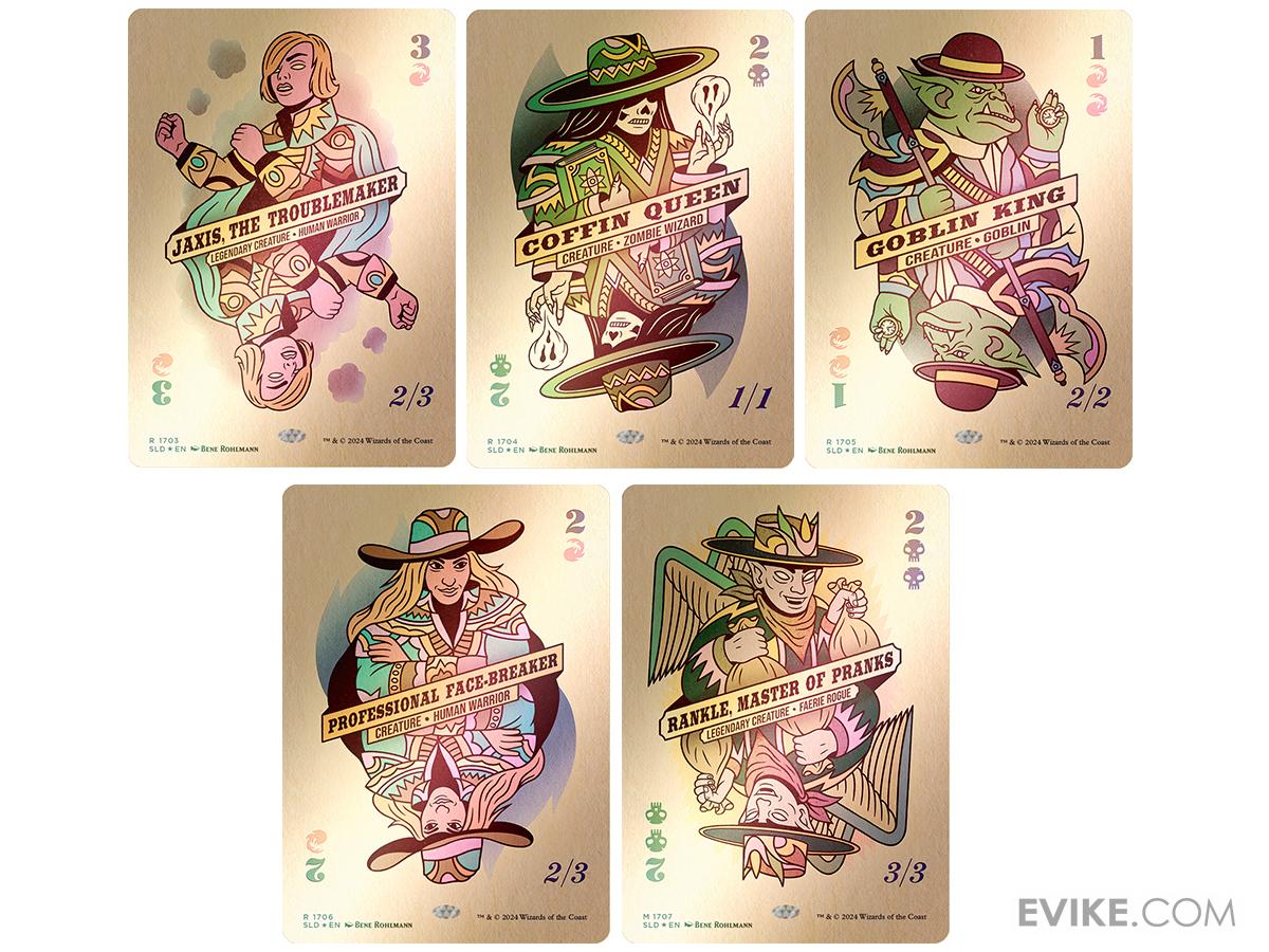 Magic: The Gathering "Secret Lair: Poker Faces" Exclusive Playing Cards ...