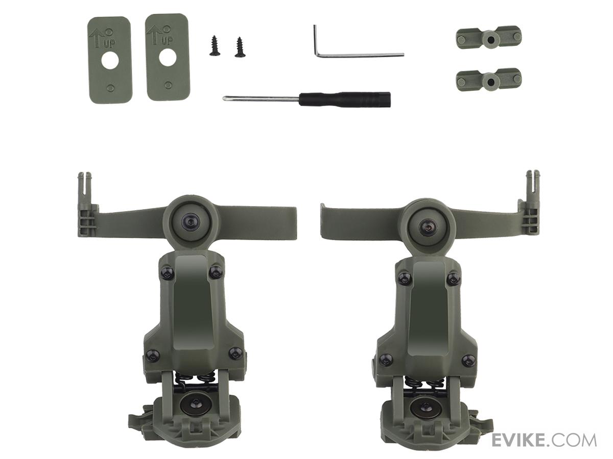WADSN Headset Adapter Mount for Comtac Headsets (Color: OD), Tactical ...