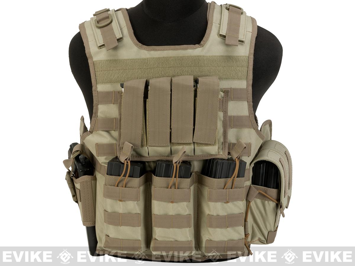 Matrix MTS Small Arms Light Assaulter Vest (Color: Tan), Tactical Gear ...