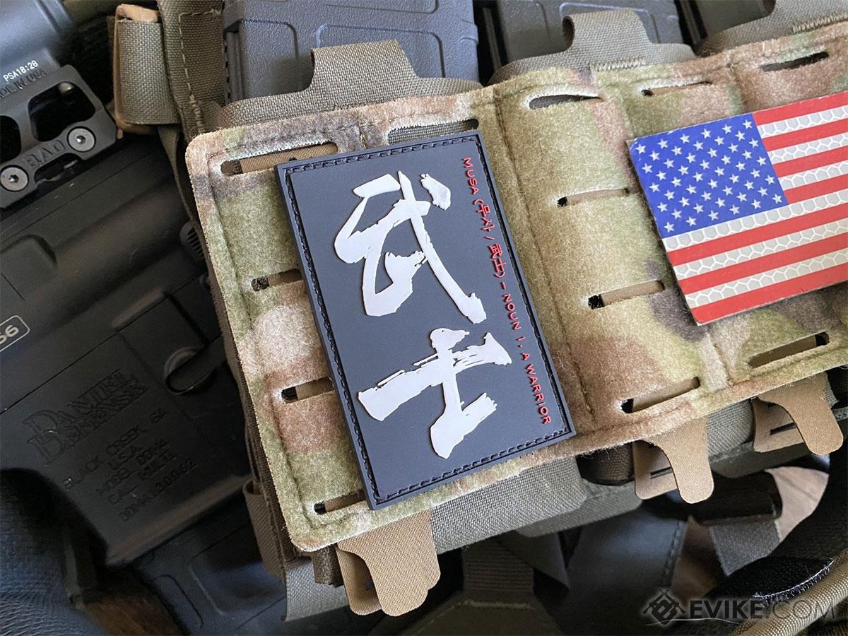 MUSA "Warrior" PVC Morale Patch, Tactical Gear/Apparel, Patches - Evike.com Airsoft Superstore