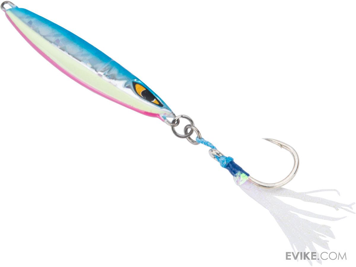 Mustad "Zippy Jig" Long Distance Casting Fishing Lure (Color: Blue Red ...