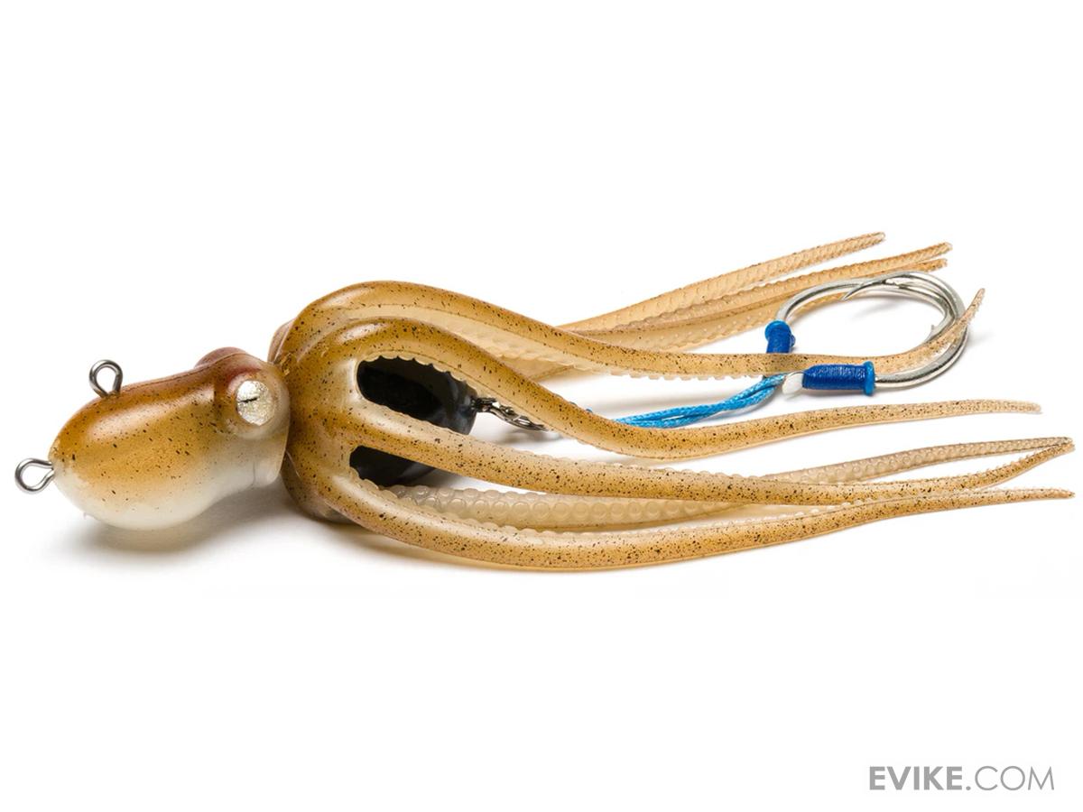 Mustad InkVader Octopus Live Jig w/ Assist Hooks (Color: Sand / Medium ...