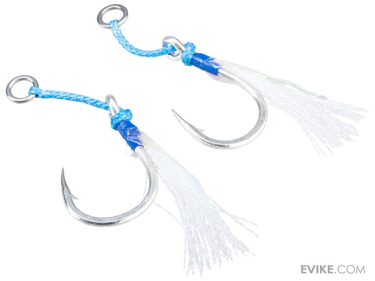 Mustad Ocean Crystal Jigging Assist Rig (Size: 7/0 / Blue w/ Flash ...