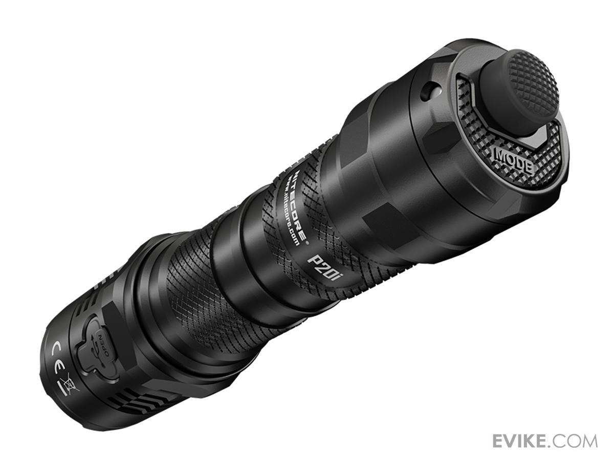 Nitecore P20i 1800 Lumen USB-C Rechargeable LED Flashlight, Accessories ...