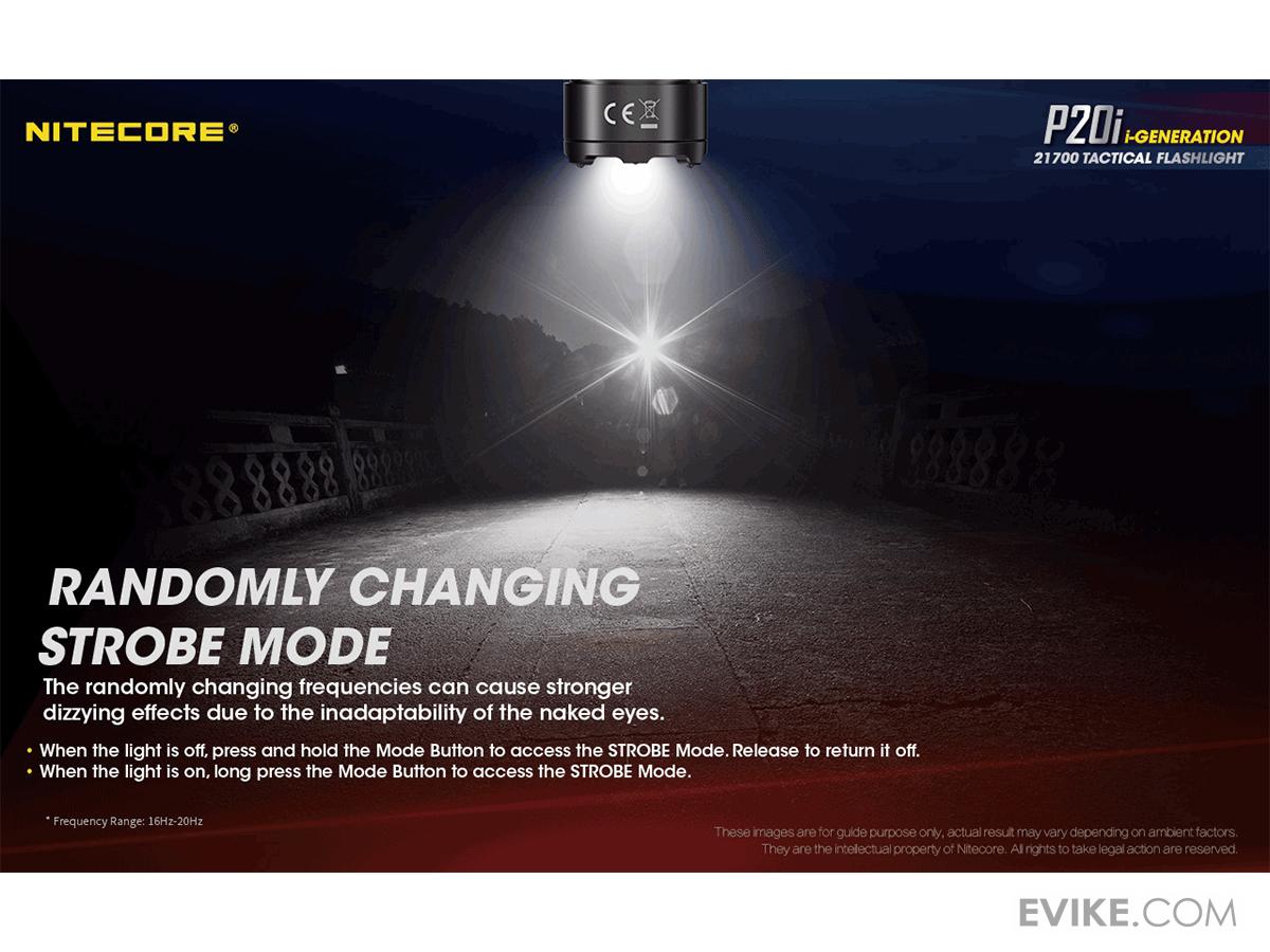 Nitecore P20i 1800 Lumen USB-C Rechargeable LED Flashlight, Accessories ...