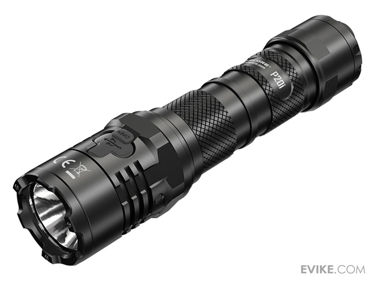 Nitecore P20i 1800 Lumen USB-C Rechargeable LED Flashlight, Accessories ...