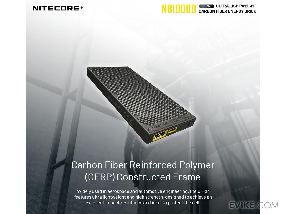Nitecore NB10000 Gen 2 Quick-Charge USB / USB-C Dual Port 10000mAh ...