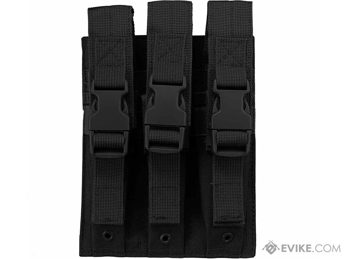 VISM by NcStar Triple Hicap Pistol / SMG Magazine Pouch (Color: Black ...