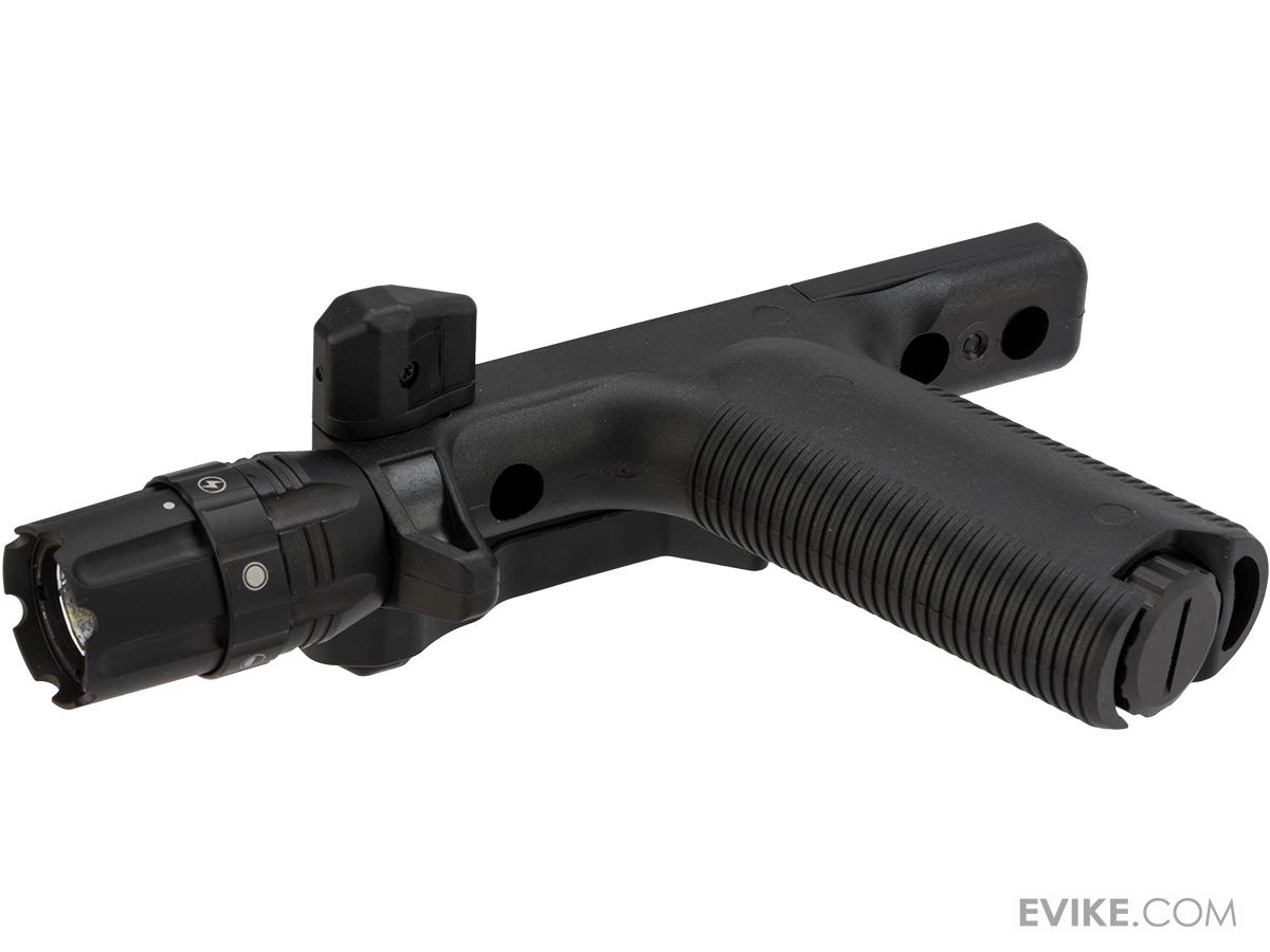 VISM By NcStar VGF Vertical Grip with Integrated Strobe Flashlight ...