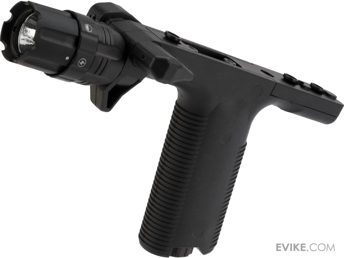 VISM By NcStar VGF Vertical Grip with Integrated Strobe Flashlight ...