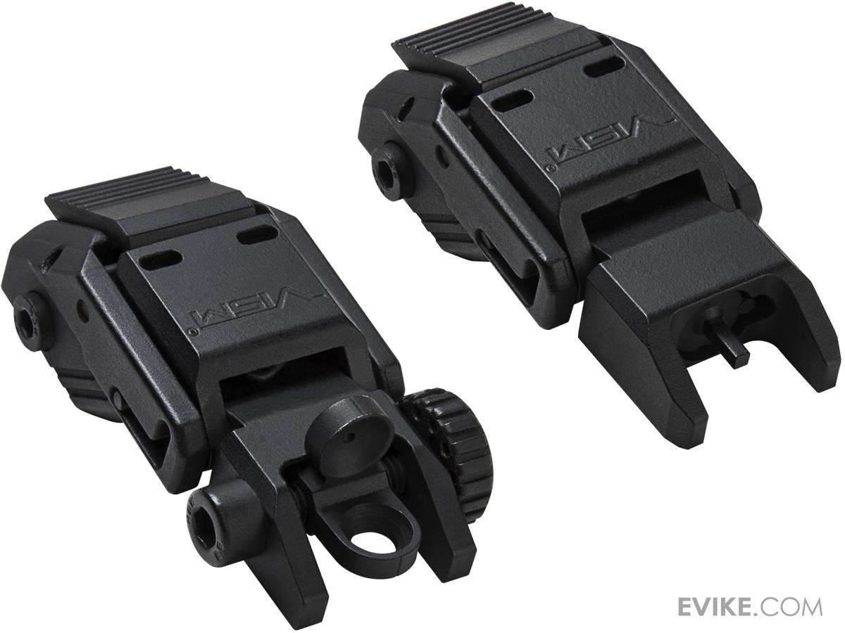 Vism Pro Series AR Flip Up Front and Rear Sight Set, Accessories ...