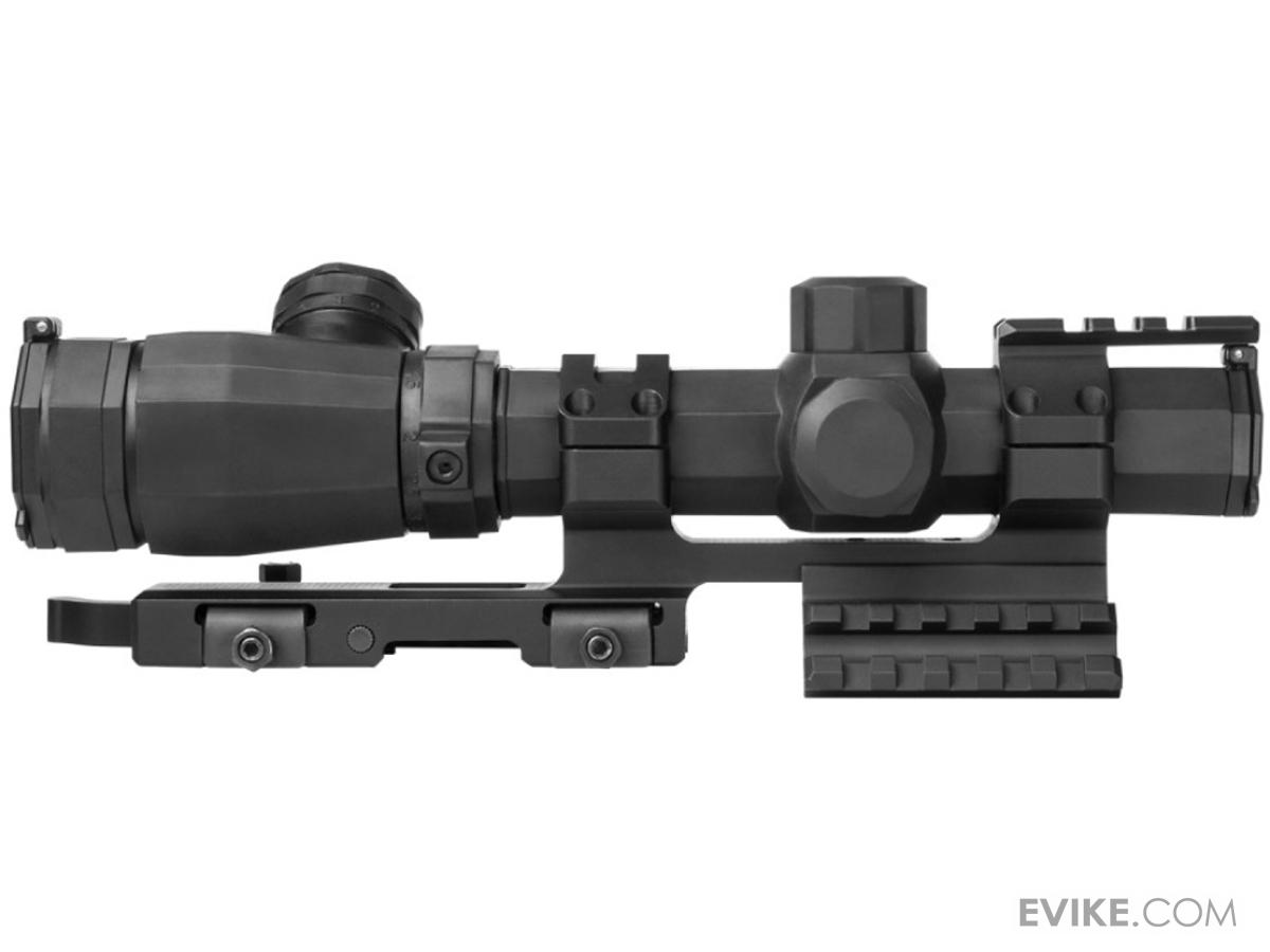 NcSTAR 1.1-4X20 Rubber Armored Blue & Red Illuminated Rifle Scope w ...