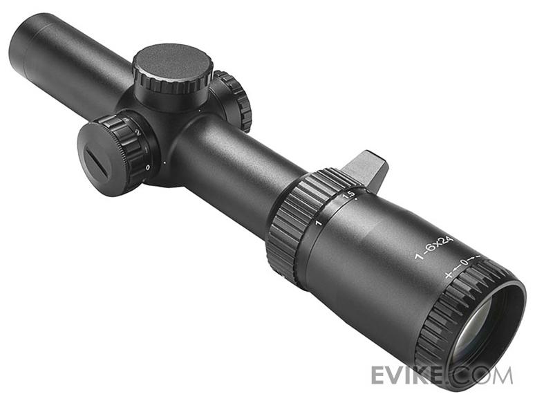 NcSTAR Shooter Series Low Power Variable 1-6x24 Red / Green Illuminated ...