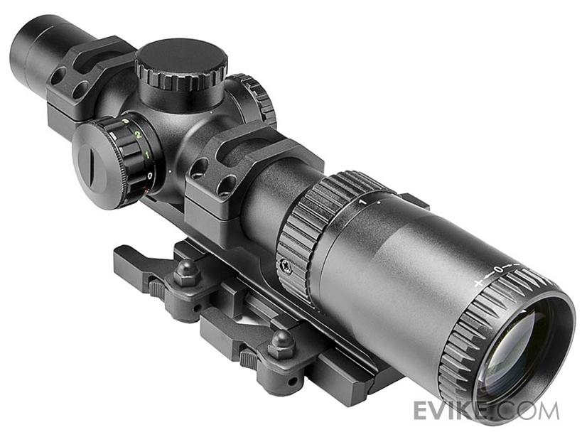 NcSTAR Shooter Series Low Power Variable 1-6x24 Red / Green Illuminated ...