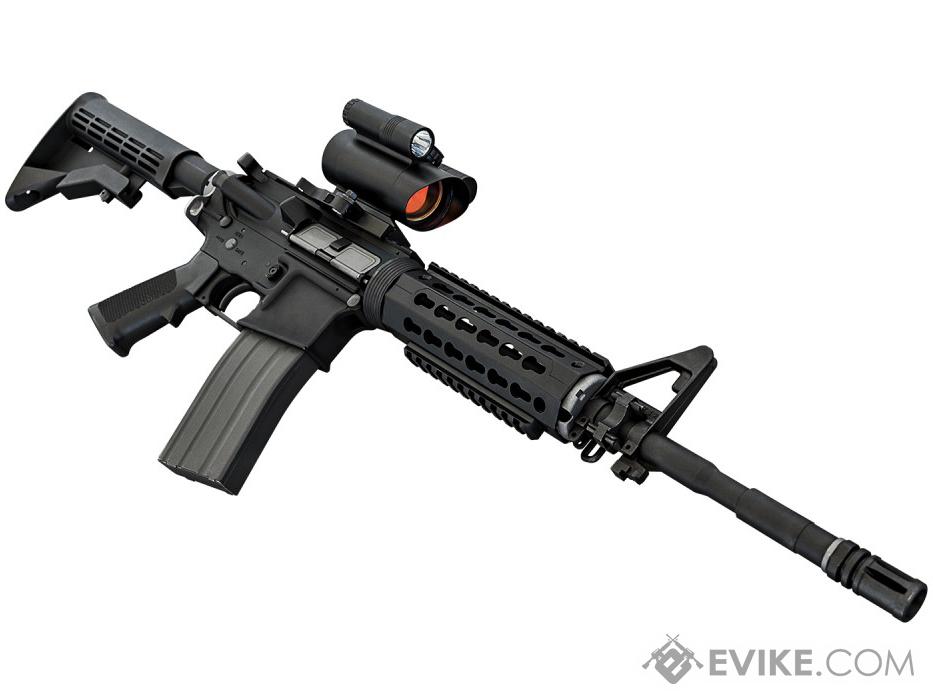 VISM by NcStar Red Dot Sight w/ Built-In Green Laser and LED Flashlight ...