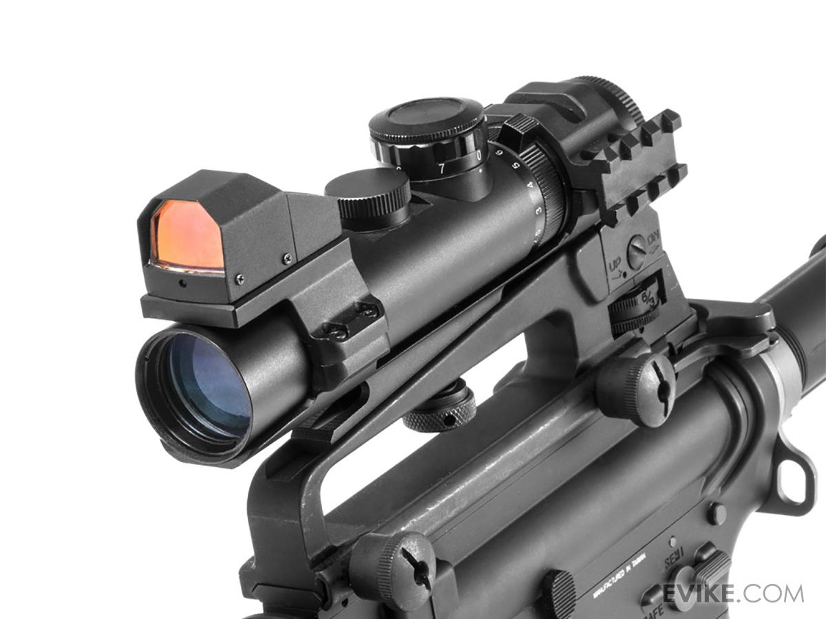 NcSTAR XRS Series Mil Dot 2-7x32 Compact Blue Illuminated Scope w ...