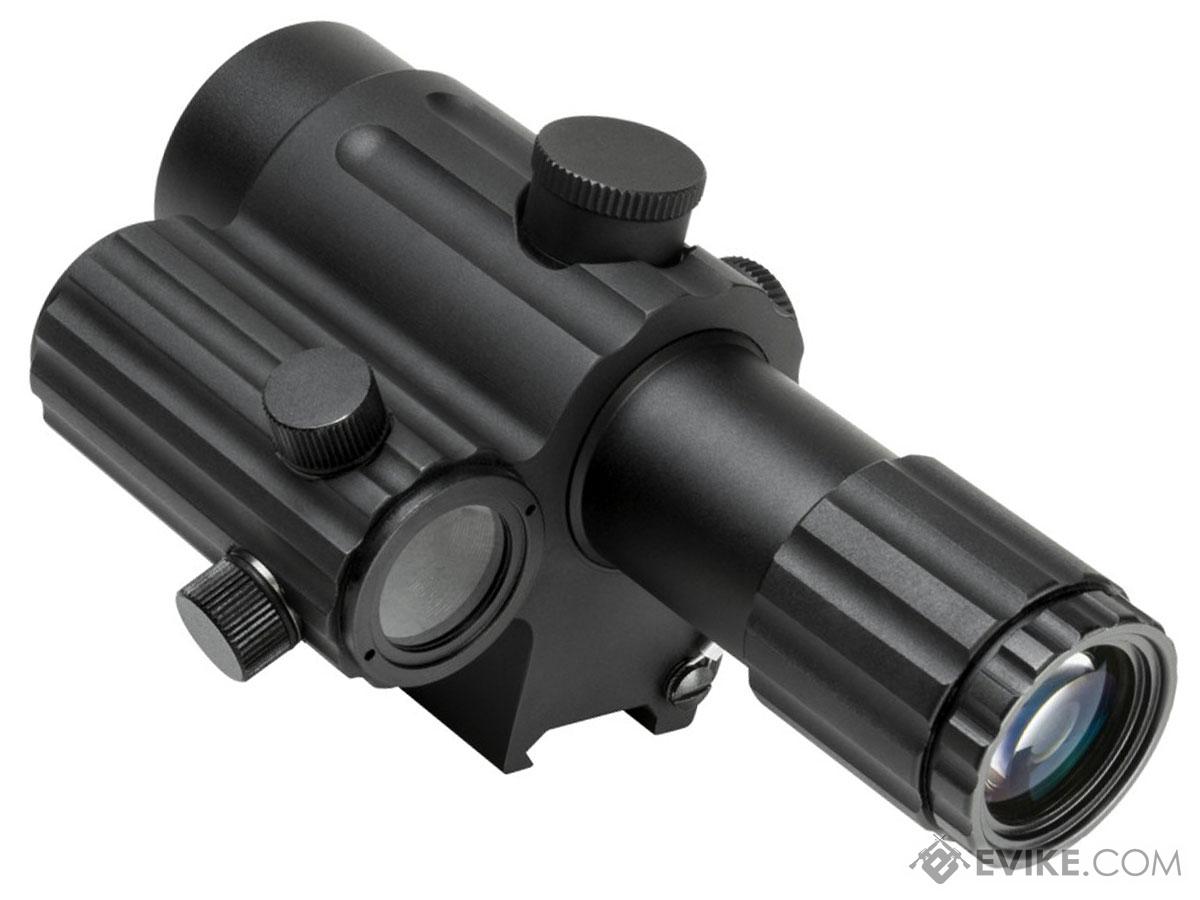 VISM by NcSTAR DUO Series 4x34 Scope w/ Built-In Left Handed Green Dot ...
