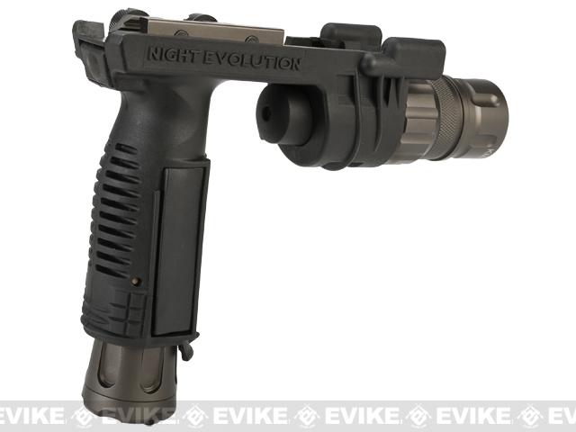 Night Evolution V2 LED Weapon Light Vertical Grip - Black, Accessories ...