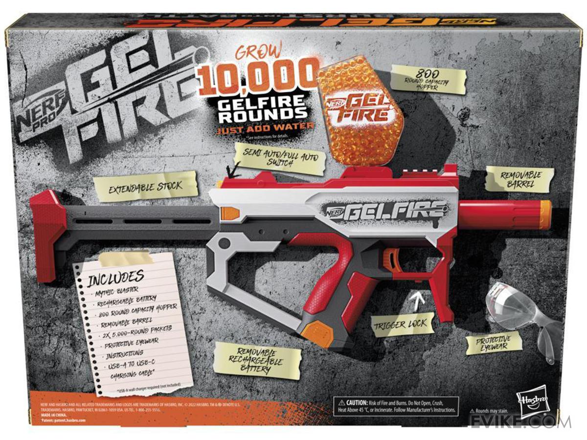 Nerf Pro Gelfire Full Auto Gel Blaster Rifle (Model: Mythic), MORE, Gel ...